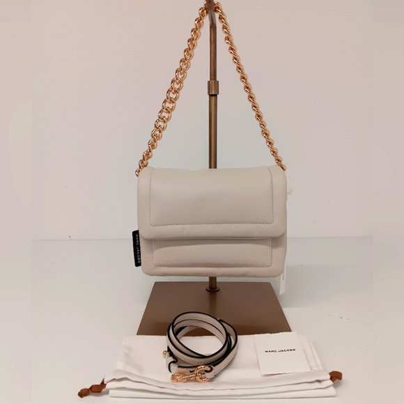 Marc Jacobs | Bags | Marc Jacobs The Barcode Marshmallow Pillow Leather ...